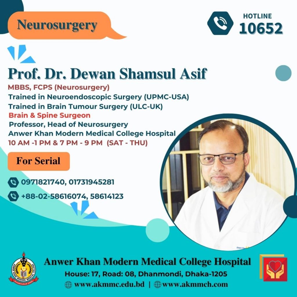 Prof. Dr. Dewan Shamsul Asif – Anwer Khan Modern Medical College ...